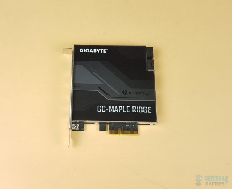 GIGABYTE GC-Maple Ridge Add-in Card Review - Tech4Gamers