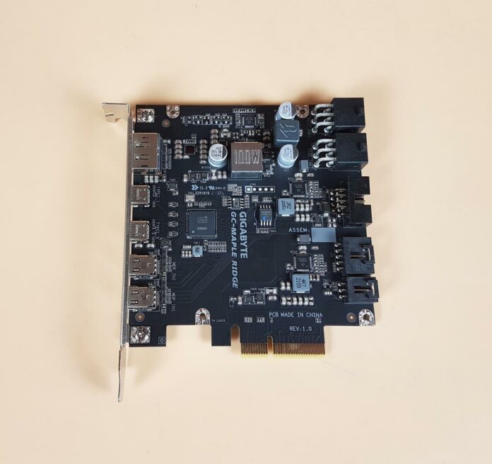 GIGABYTE GC-Maple Ridge Add-in Card Review - Tech4Gamers