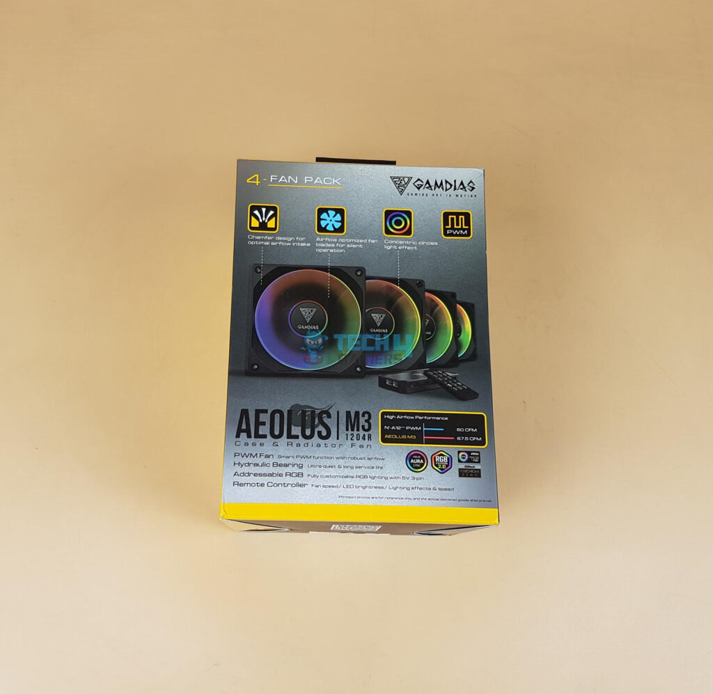 GAMDIAS M3-1204R A-RGB Fans Review - Tech4Gamers