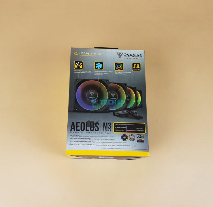 GAMDIAS M3-1204R A-RGB Fans Review - Tech4Gamers