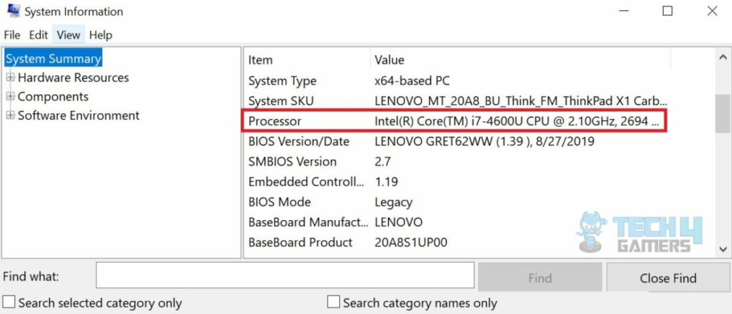 How To Check PC Specs? [All Components + Methods] - Tech4Gamers