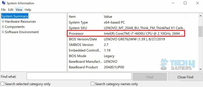 How To Check PC Specs? [All Components + Methods] - Tech4Gamers