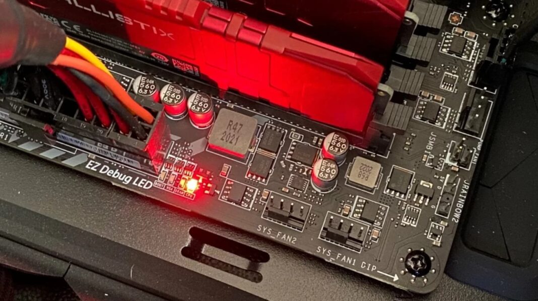 Red Light On A Motherboard - FIXED - Tech4Gamers