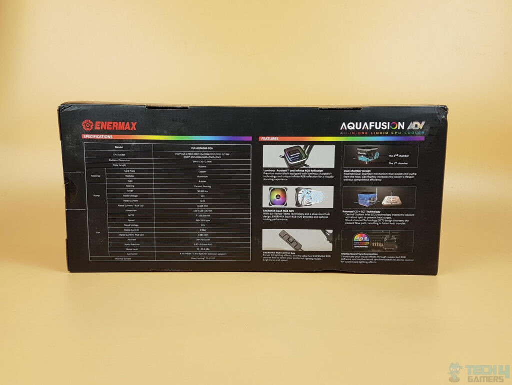 ENERMAX AQUAFUSION ADV 360mm Review - Tech4Gamers
