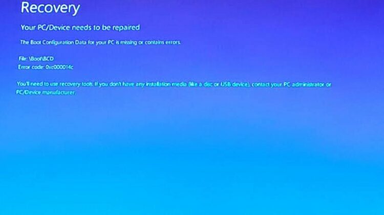 FIXED: Your PC Device Needs To Be Repaired - Tech4Gamers