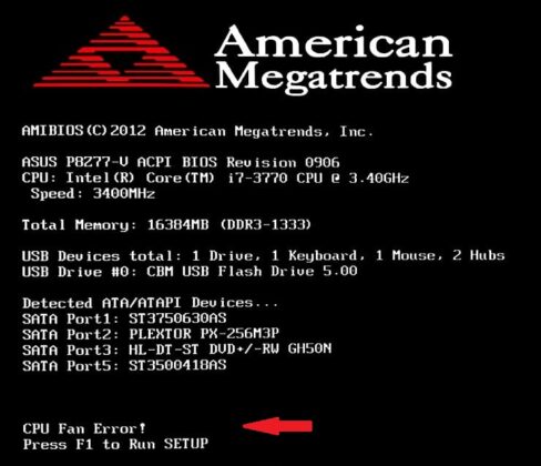 How To Fix The CPU Fan Error In ASUS Motherboards - Tech4Gamers