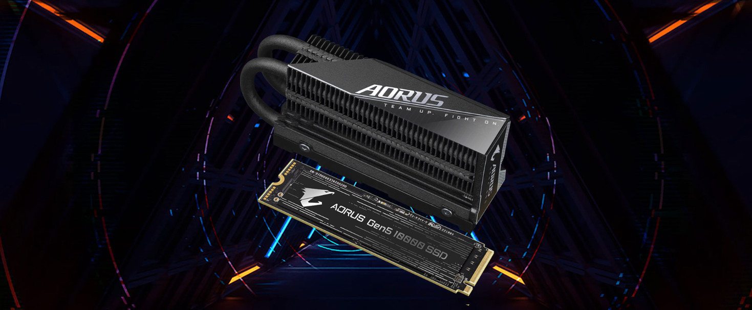 GIGABYTE Launches PCIe 5.0 AORUS Gen5 10000 SSD