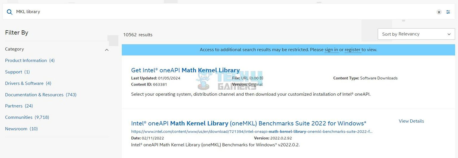 Intel MKL Fatal Error: Cannot Load MKL_Intel_Thread.dll [Our Top Fixes] Tech4Gamers