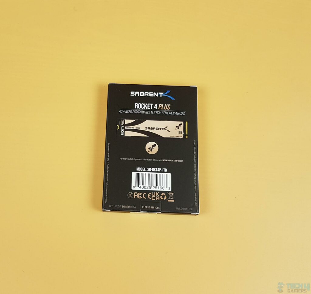 Sabrent Rocket 4 Plus 1TB NVMe SSD Review - Tech4Gamers