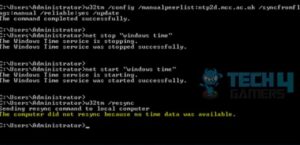 FIXED: The Computer Did Not Resync, No Data Was Available
