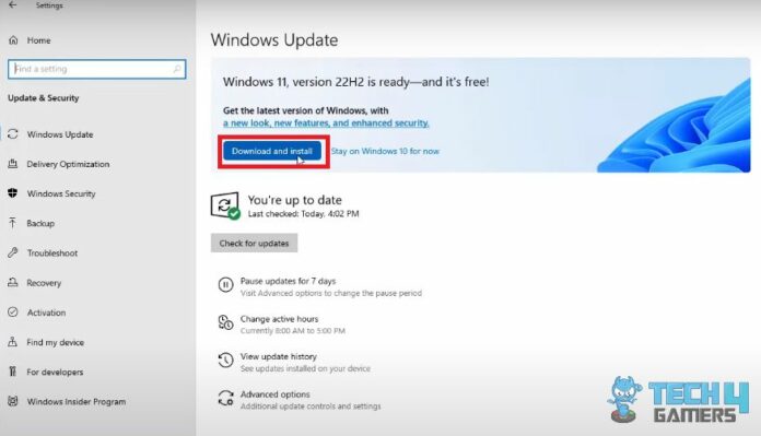 How To Update Windows [11, 10, 8, And 7] - Tech4Gamers