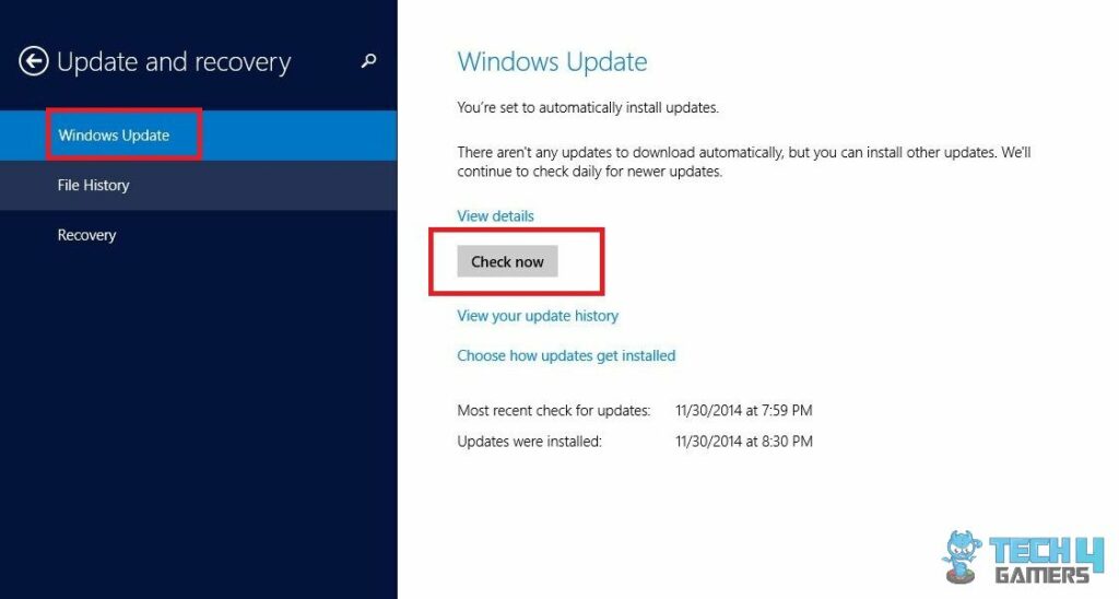 How To Update Windows [11, 10, 8, And 7] - Tech4Gamers