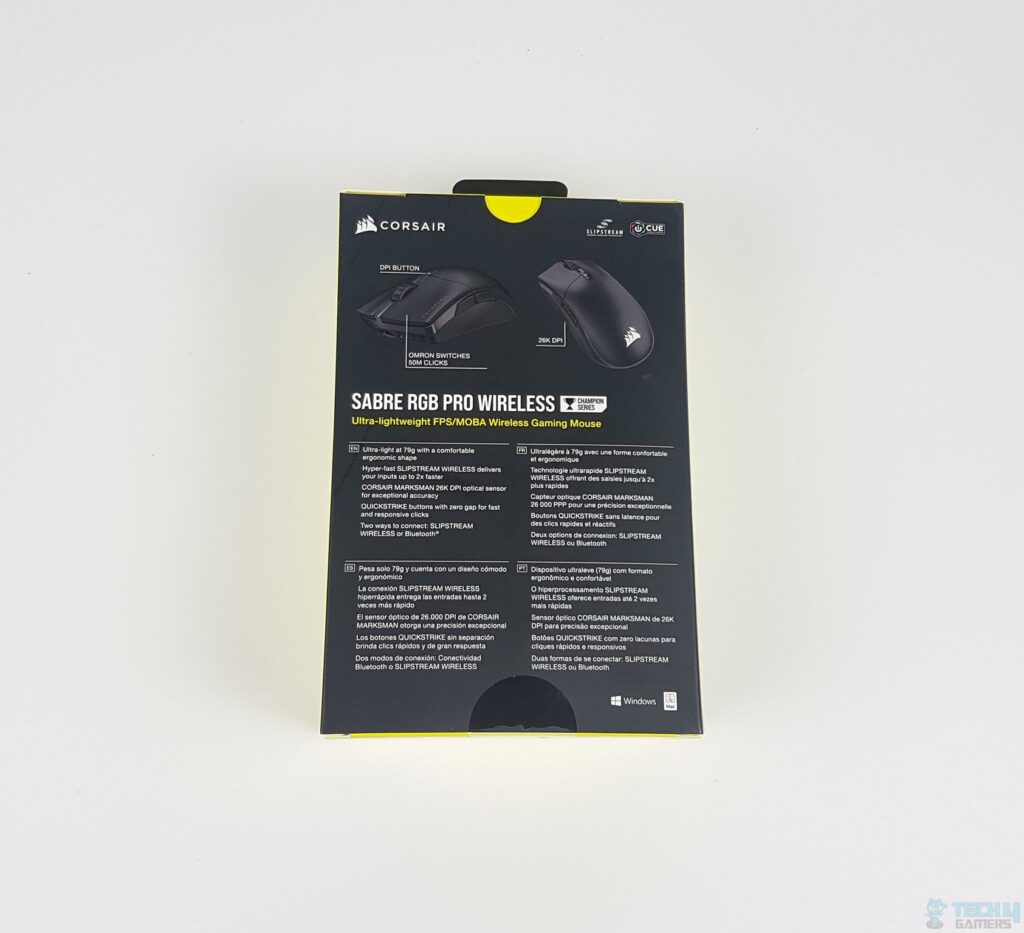 CORSAIR Sabre RGB Pro Wireless Gaming Mouse Review - Tech4Gamers