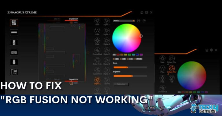 How To Fix RGB Fusion Not Working [2023] - Tech4Gamers