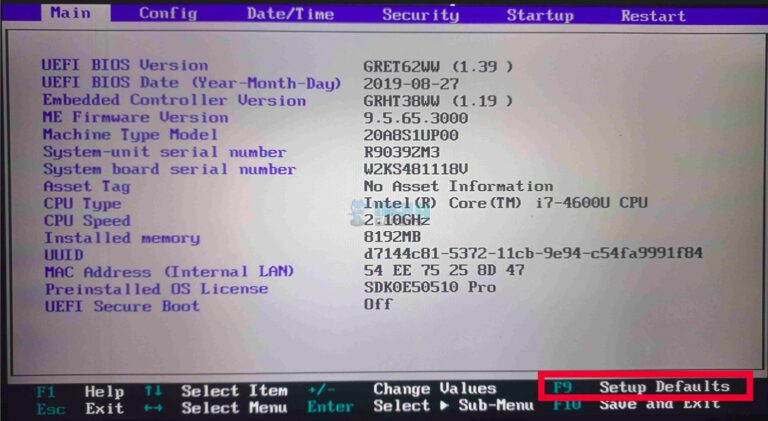 How To Reset BIOS Settings [All Methods] - Tech4Gamers