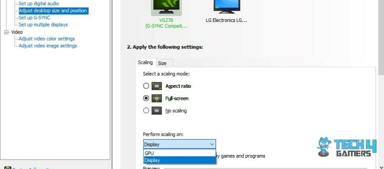 How To Perform Scaling On GPU And Display? - Tech4Gamers