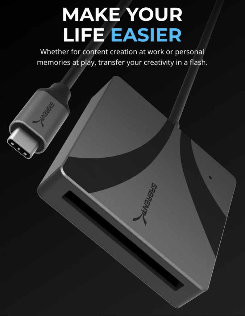 Sabrent Introduces CR-CF20 Card Reader For CFast 2.0 Memory Cards