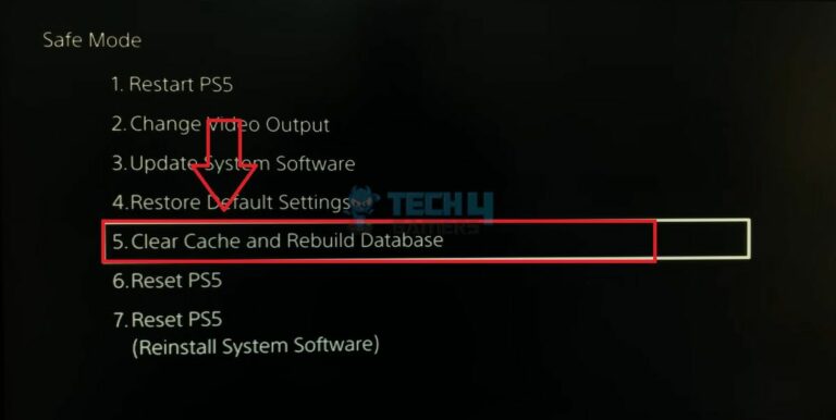 How To Clear Cache On PlayStation? [PS3, PS4, PS5] - Tech4Gamers