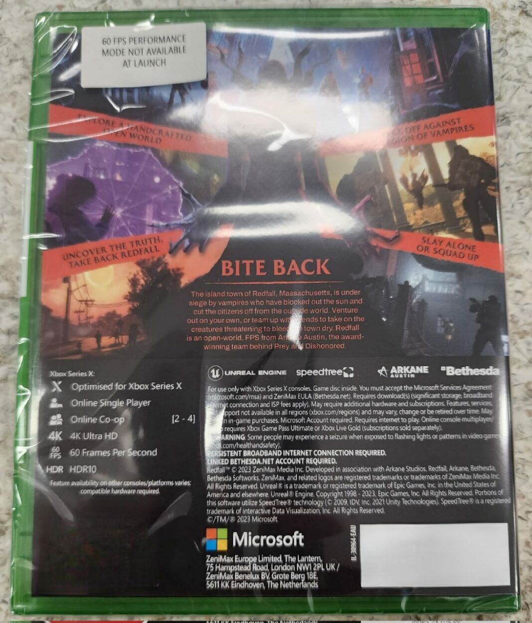 Retailers Covering Redfall 60FPS Advertisement With Stickers