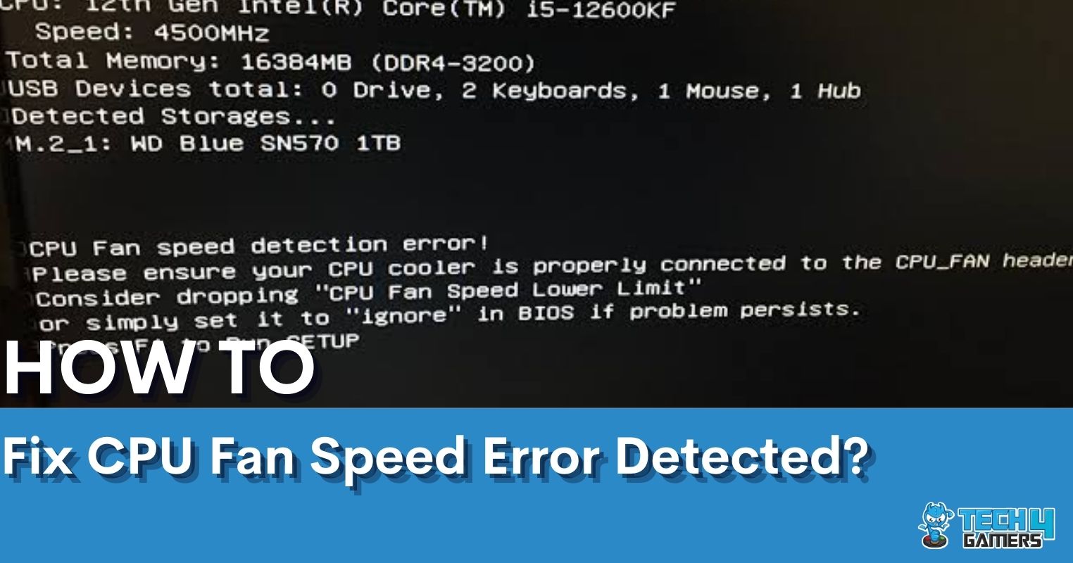 How To Fix CPU Fan Speed Error Detected 6 Methods 
