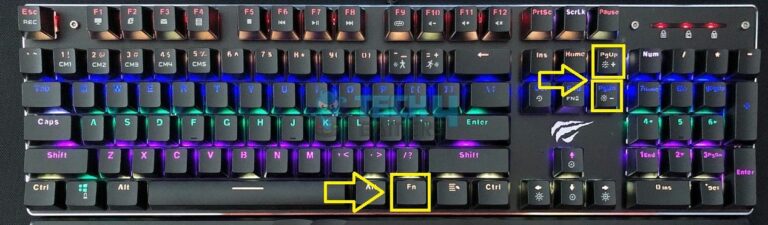 How To Change Color On Havit Keyboard? [With Pics] - Tech4Gamers
