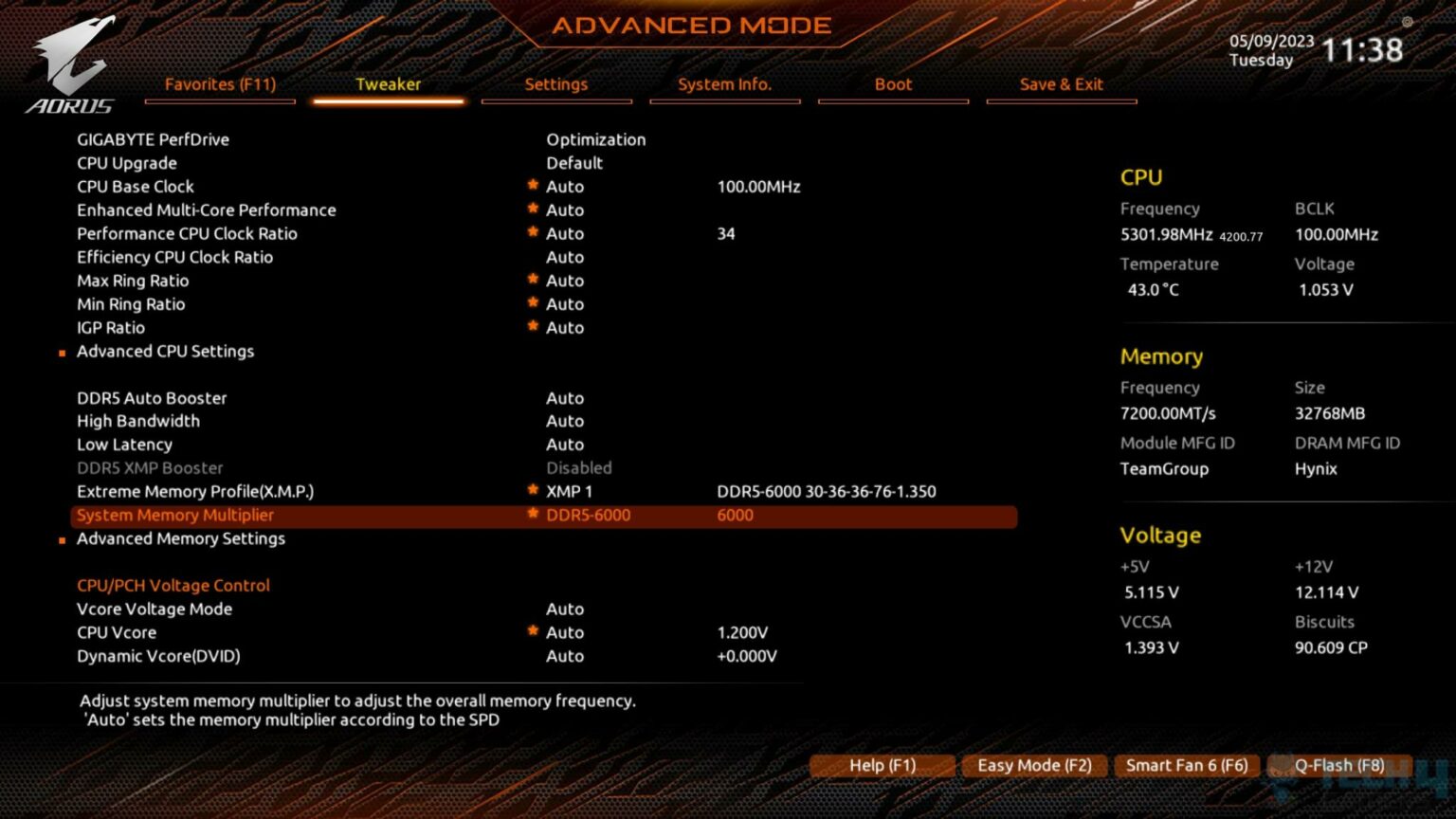 T-Force Delta RGB DDR5 32GB 6000MT/s CAS30 Review