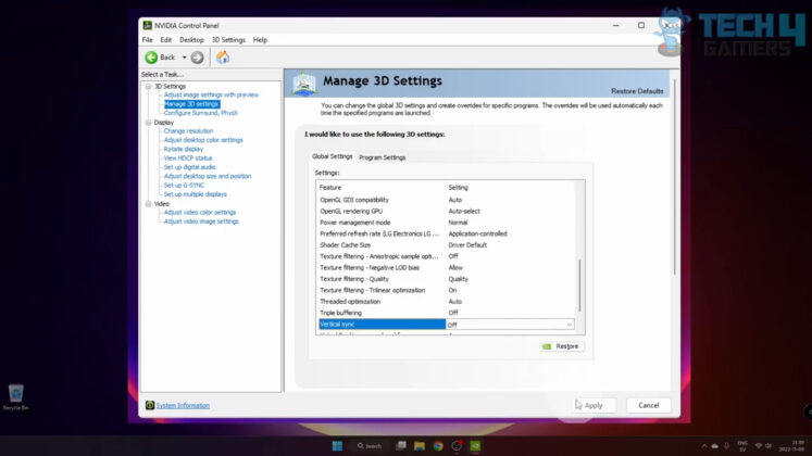 What Is VSync? [All Types & Benefits] - Tech4Gamers