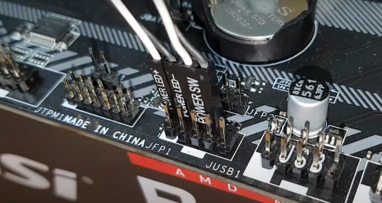 Motherboard Power Switch Pins: How To Connect Them