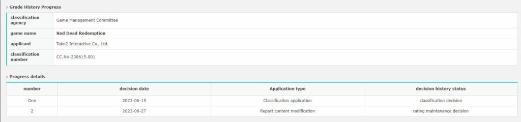 Red Dead Redemption Korea Rating Hints At Potential Remaster