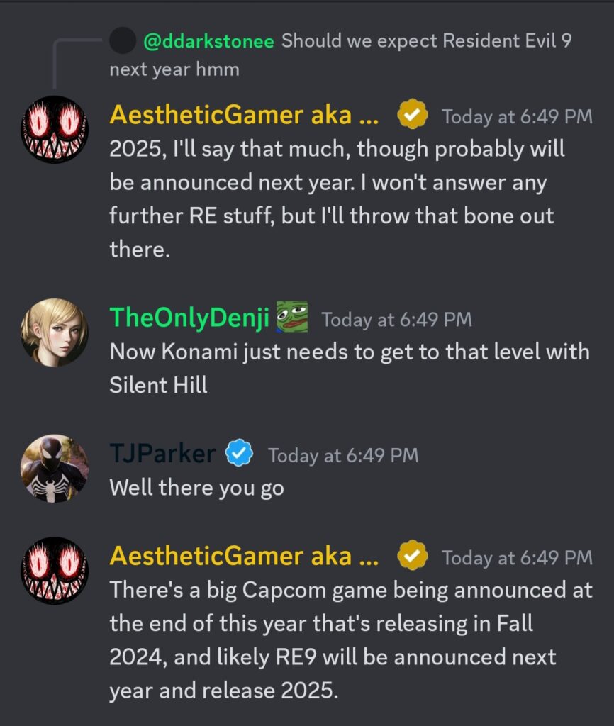 Resident Evil 9 Reportedly Slated For 2025 Release