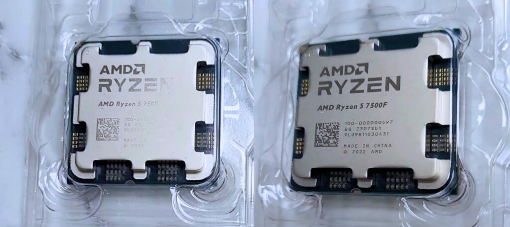 AMD Ryzen 5 7500F Is The First Zen 4 CPU Without RDNA2 iGPU