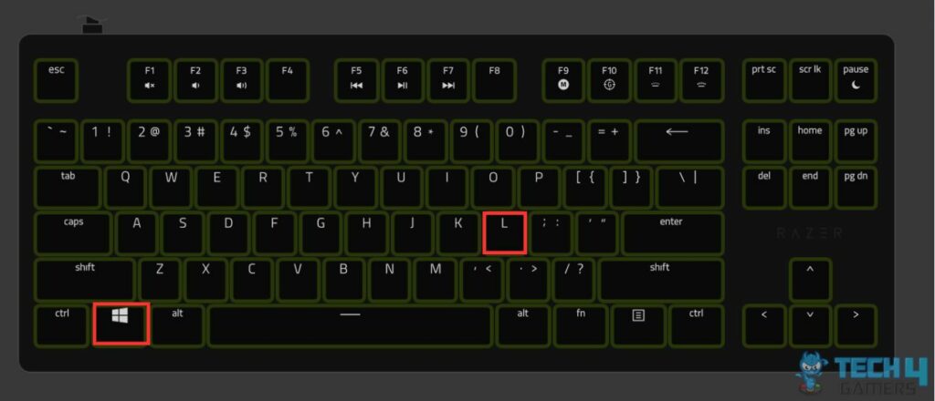 How To Lock Computer With Keyboard? [All Methods] - Tech4Gamers