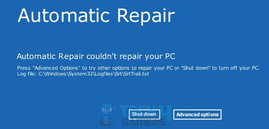 Our 4 Fixes for "Automatic Repair Couldn't Repair Your PC" - Tech4Gamers