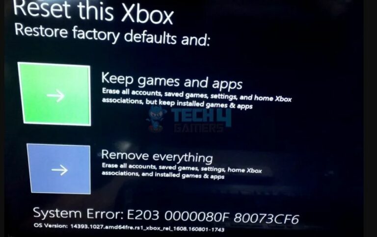 Our 4 Proven Ways To Fix Xbox System Error E203 - Tech4Gamers