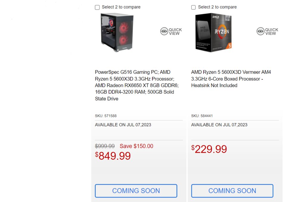 AMD Ryzen 5 5600X3D Processor Announced For $229