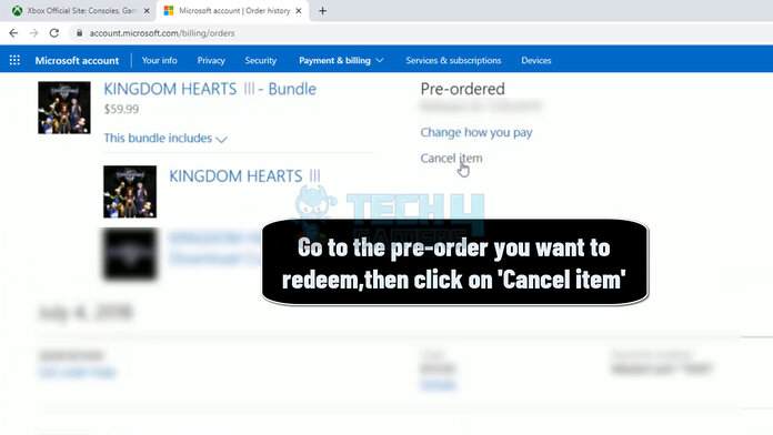 Explained: How To Cancel Pre-Order On Xbox [All Methods] - Tech4Gamers
