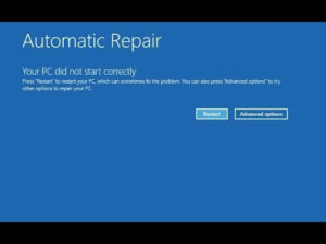 How I Fixed "Your PC Did Not Start Correctly" with Proven Methods [2024 ...