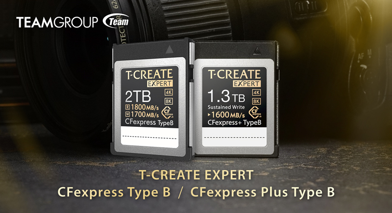 TEAMGROUP Releasing New Line of T-Create Expert Memory Cards