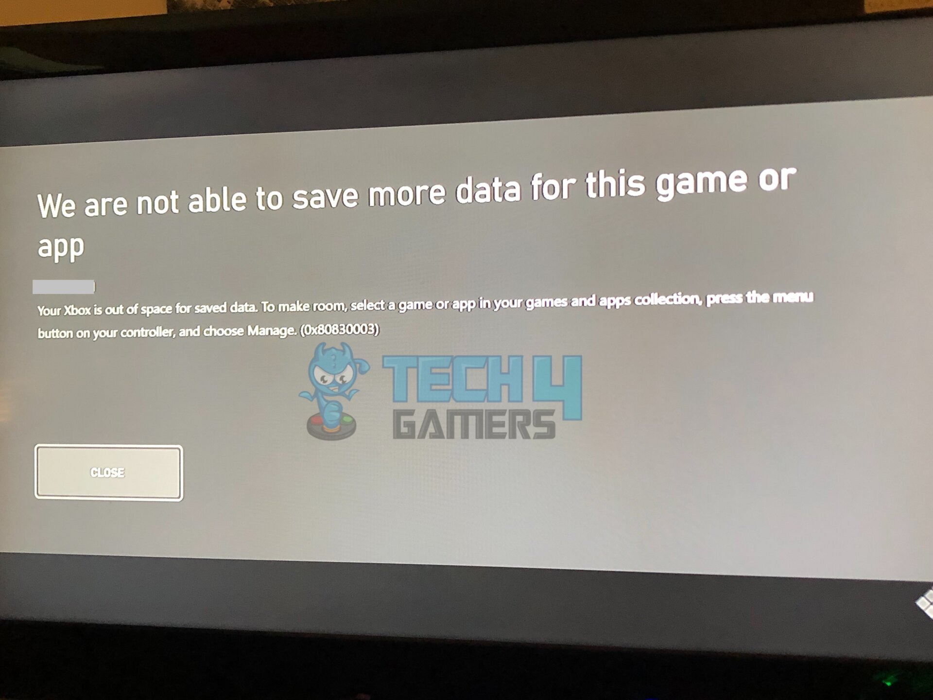 Our Tested Methods To Quickly Solve Xbox Error Code 0x80830003 ...