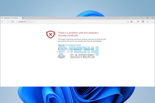 Windows Security Certificate Error Guaranteed Fixes Tech4gamers