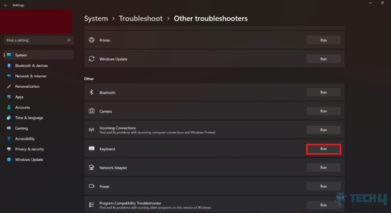 How To Fix Spacebar Not Working In Windows 11 - Tech4Gamers