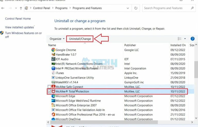 How To Remove McAfee From Windows 11? - Tech4Gamers