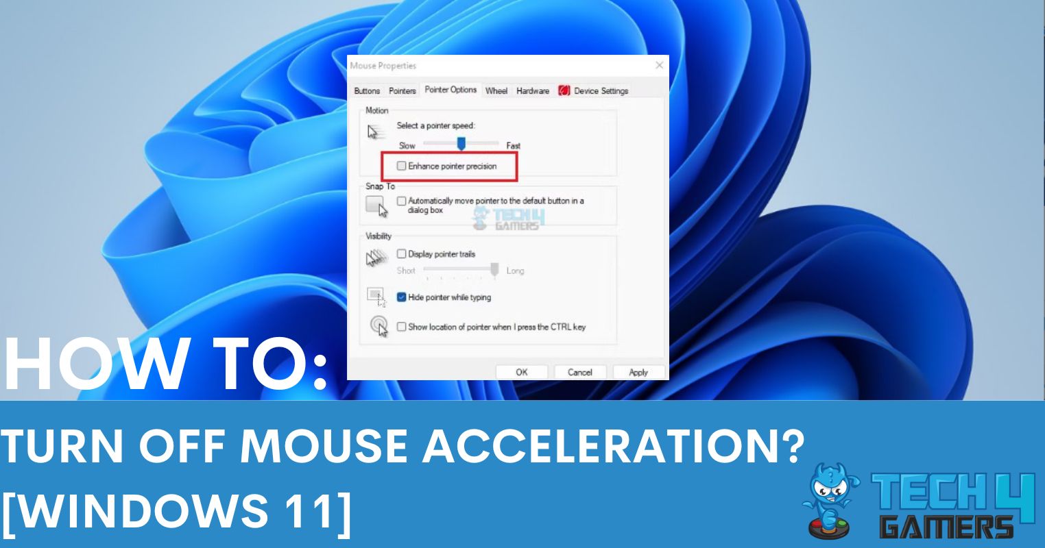 How To Turn Off Mouse Acceleration? [Windows 11] - Tech4Gamers