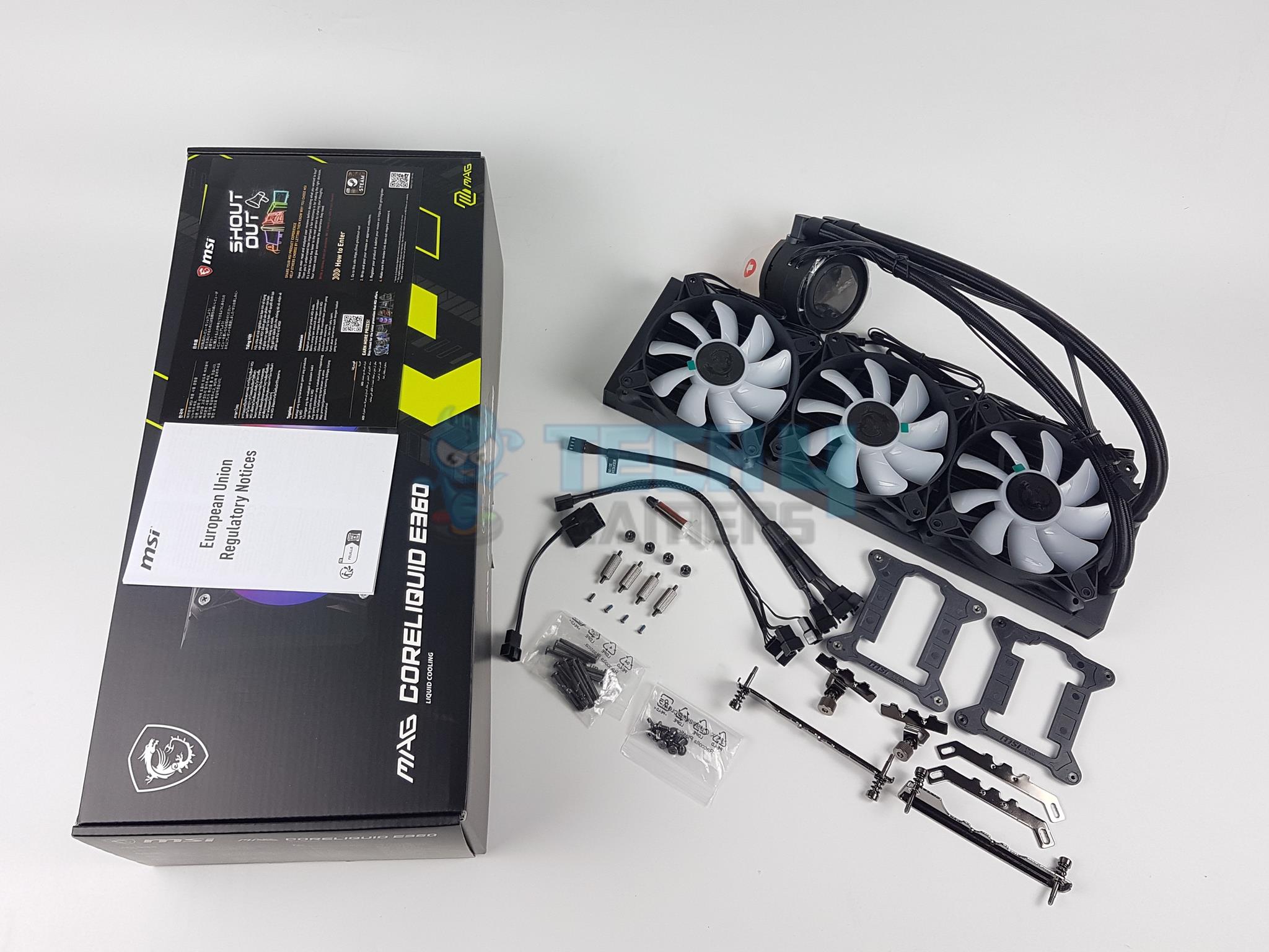 MSI MAG CORELIQUID E360 CPU Liquid Cooler Review