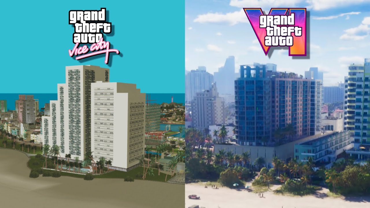 GTA 6 Vice City Direct Comparison Shows Massive Graphical Leap