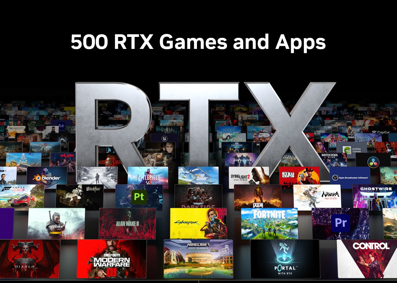 Nvidia Confirms 500 Games & Apps Now Support RTX Tech
