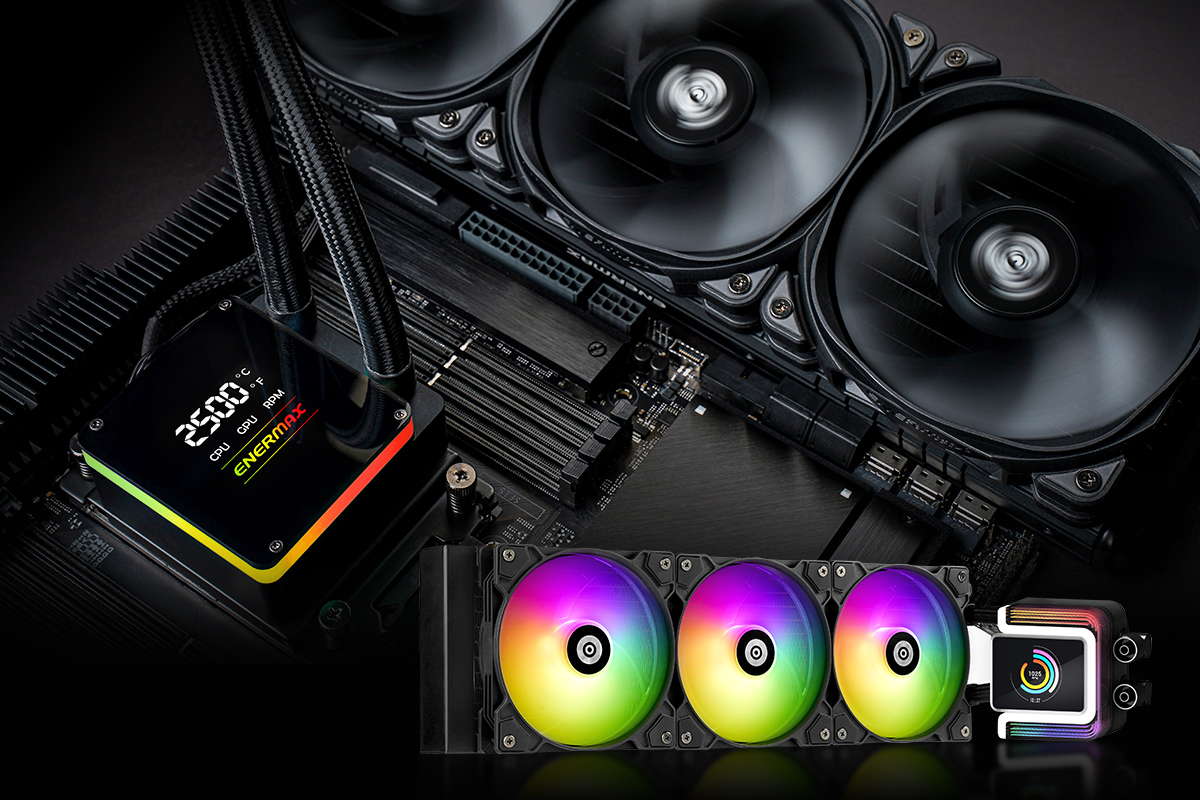Enermax Unveils AIO With Removable LCD & LIQTECH XTR AIO