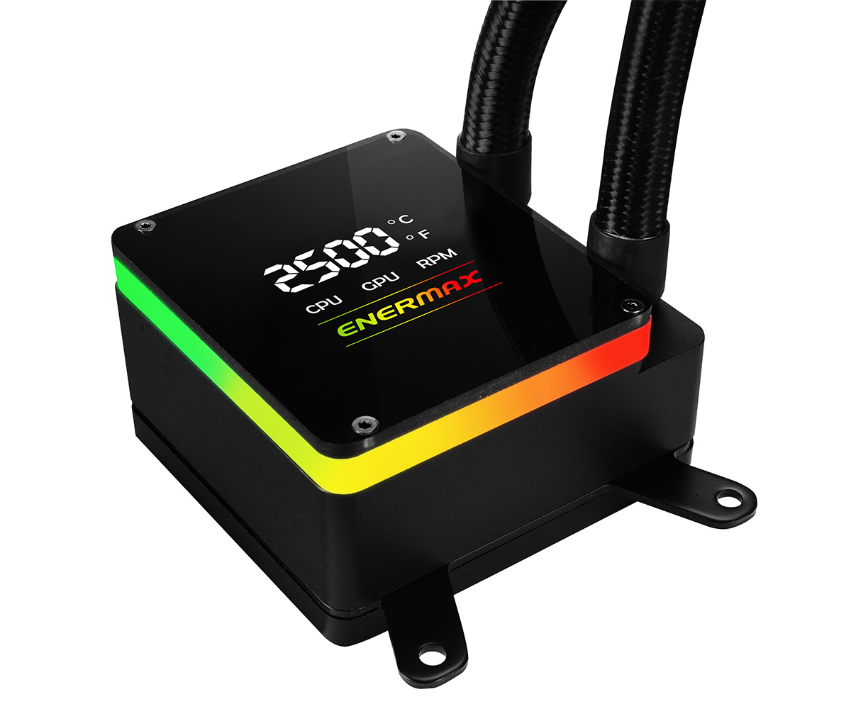 Enermax Unveils AIO With Removable LCD & LIQTECH XTR AIO
