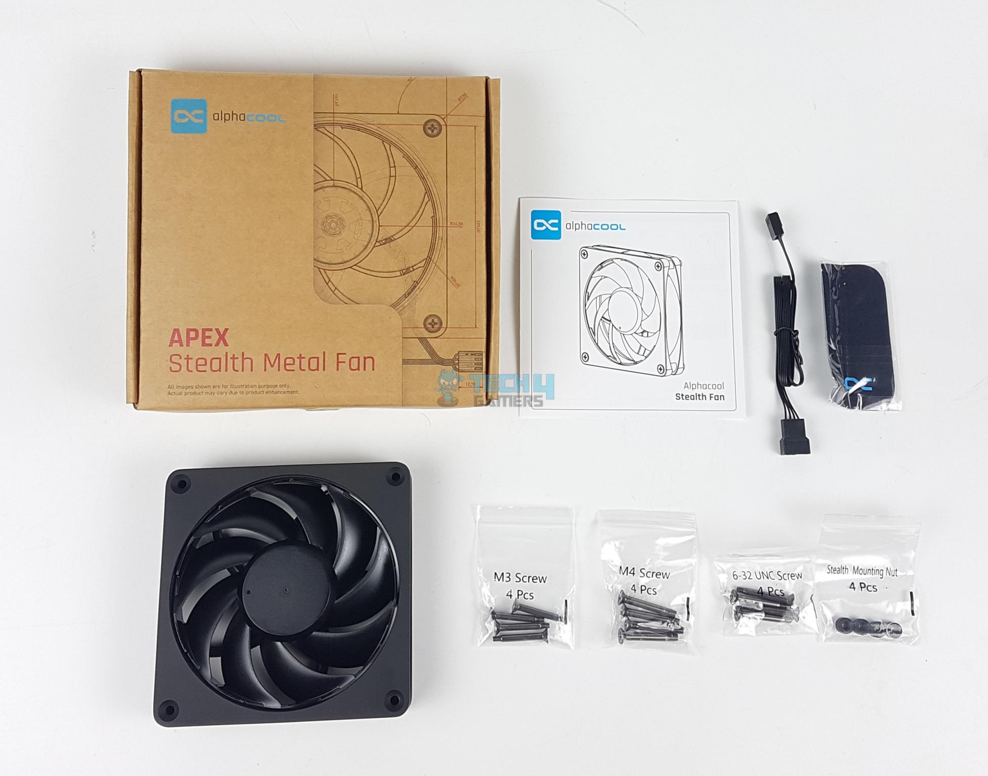 Alphacool Apex Stealth Metal Fan 3000 RPM Review - Tech4Gamers