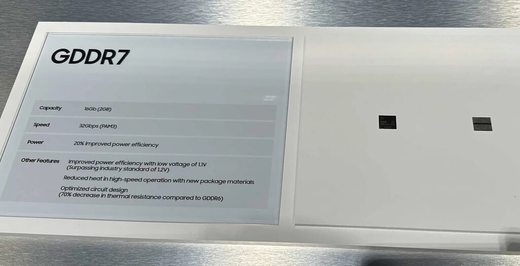 Samsung GDDR7 Memory Unveiled With Up To 32 Gbps Speed